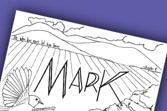 Free Printable: Mark Coloring Page