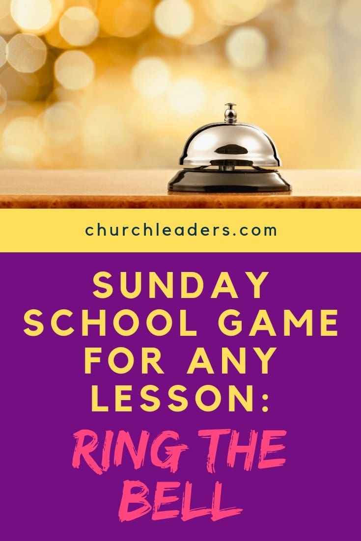 Sunday School Game for Any Lesson: Ring the Bell
