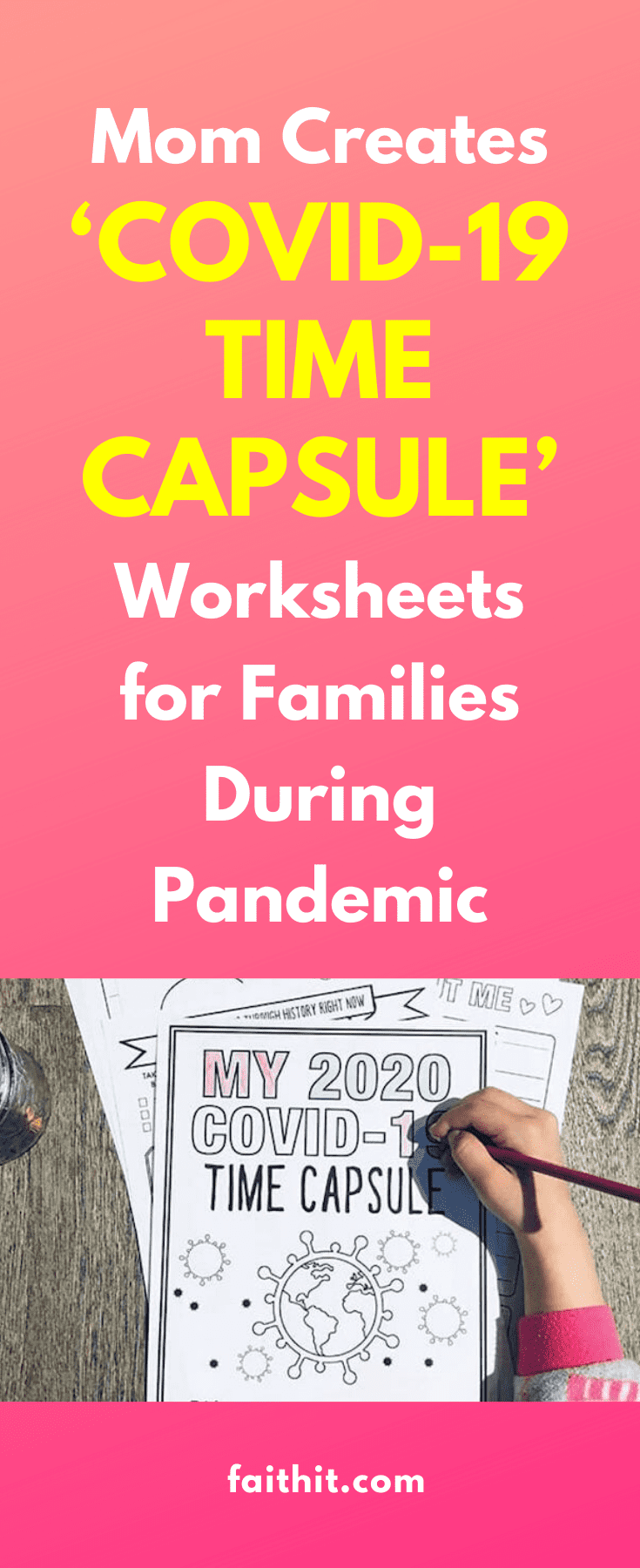Mom Creates ‘COVID-19 Time Capsule’ Worksheets for Families During Pandemic
