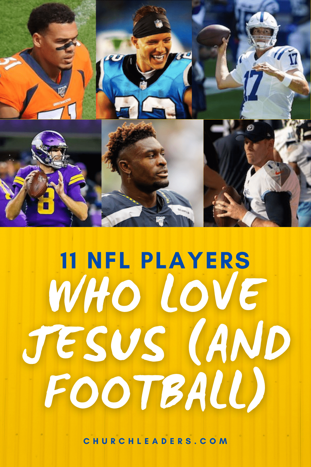 12 Christian Football Players in the NFL Who Love Jesus (and Football!)