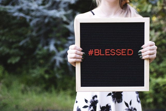 When 'Blessed' Means 'Happy'