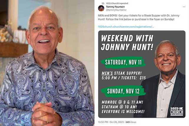 Former SBC President Johnny Hunt Continues To Preach Despite Sexual ...