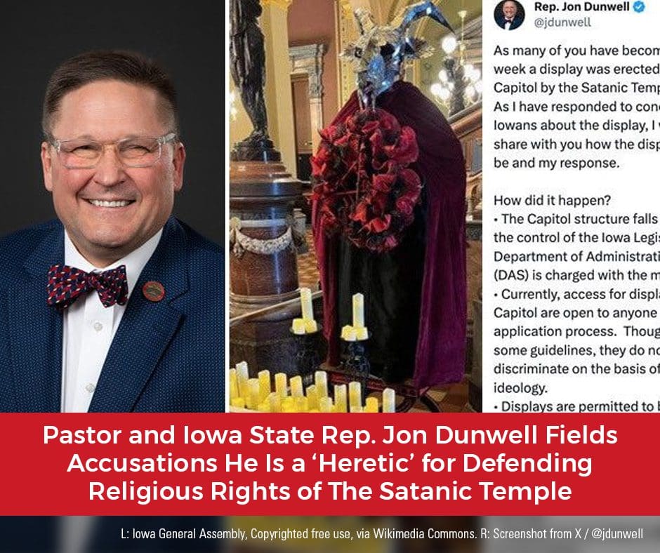 Pastor and Iowa State Rep. Jon Dunwell Fields Accusations He Is a ...