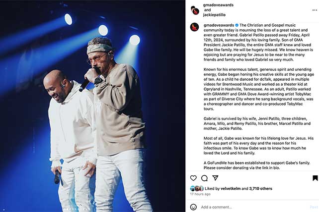 Gabe Patillo, TobyMac's Former Hype Man and Son of Gospel Music ...