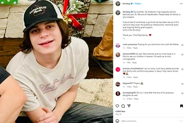 Former Third Day Member Loses Son to Addiction Following Daughter's ...